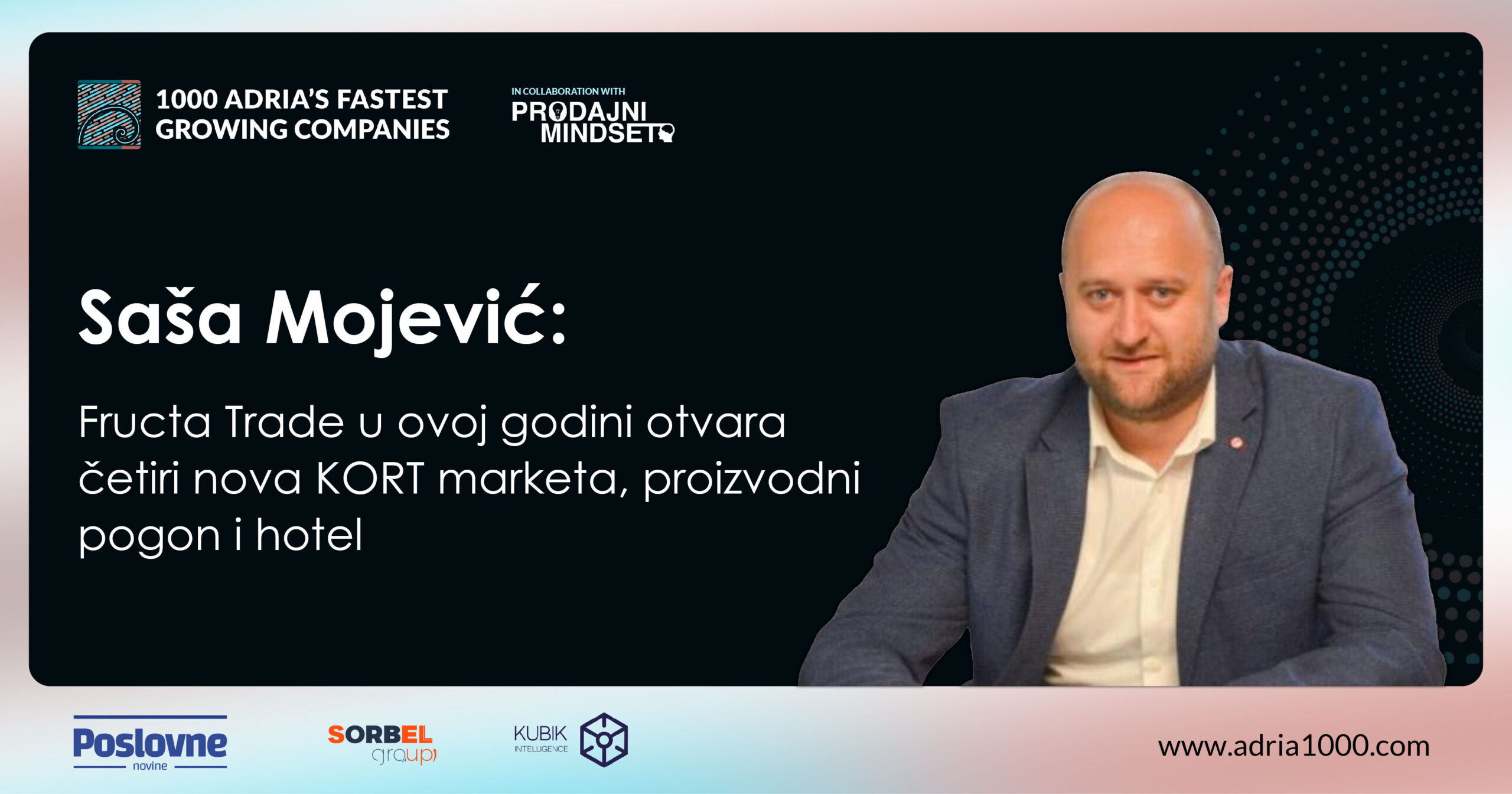 Fructa Trade u ovoj godini otvara četiri nova KORT marketa, proizvodni ...